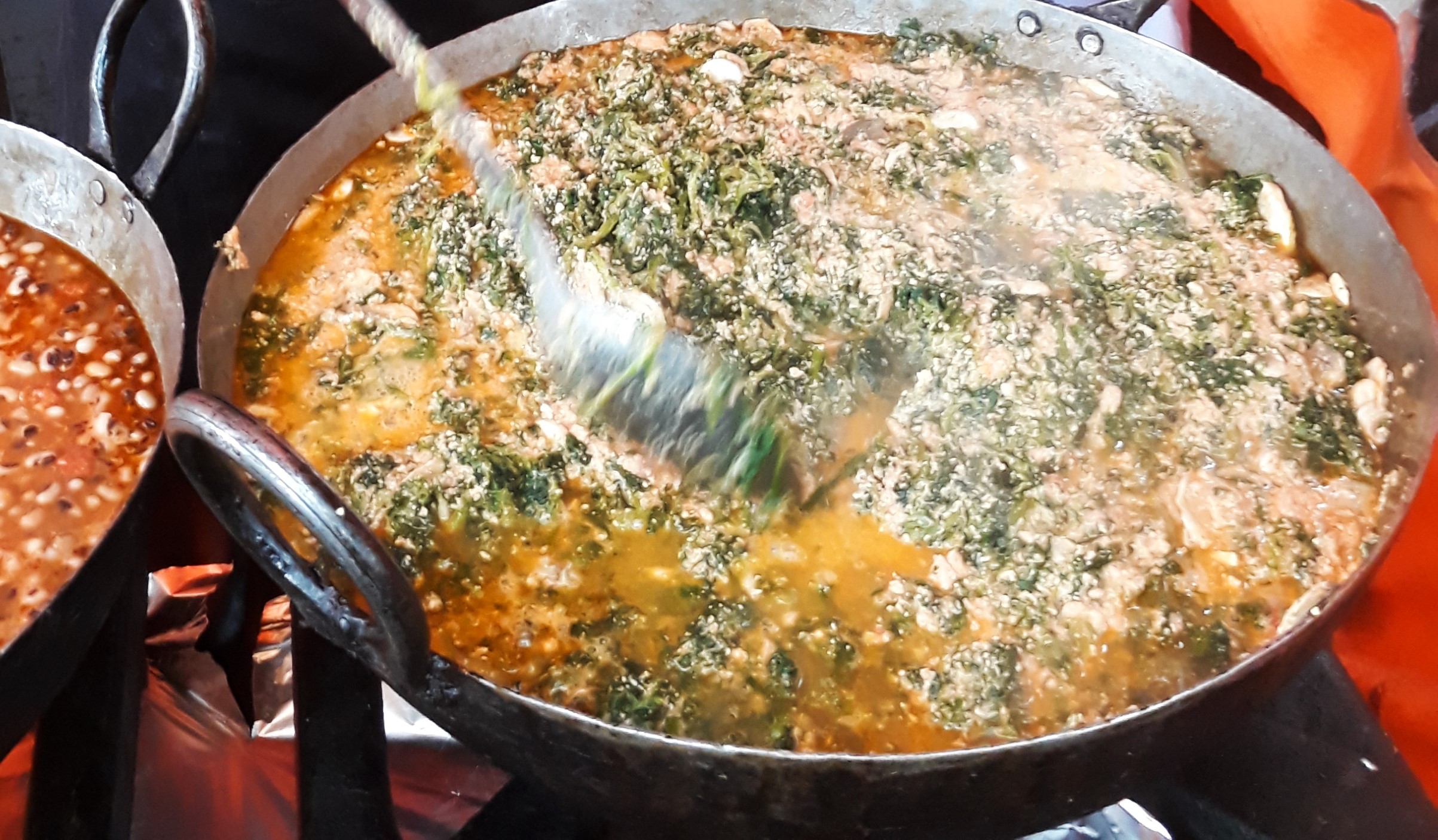 Spinach Agushi Curry - The Geecologist